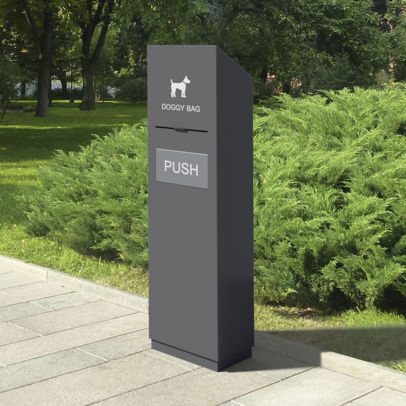 DOGGY street furniture dog poop container LAB23